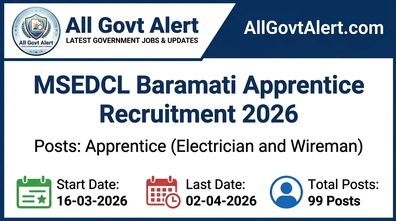 MSEDCL Baramati Apprentice Recruitment 2026 : Apply for 99 Posts » All ...